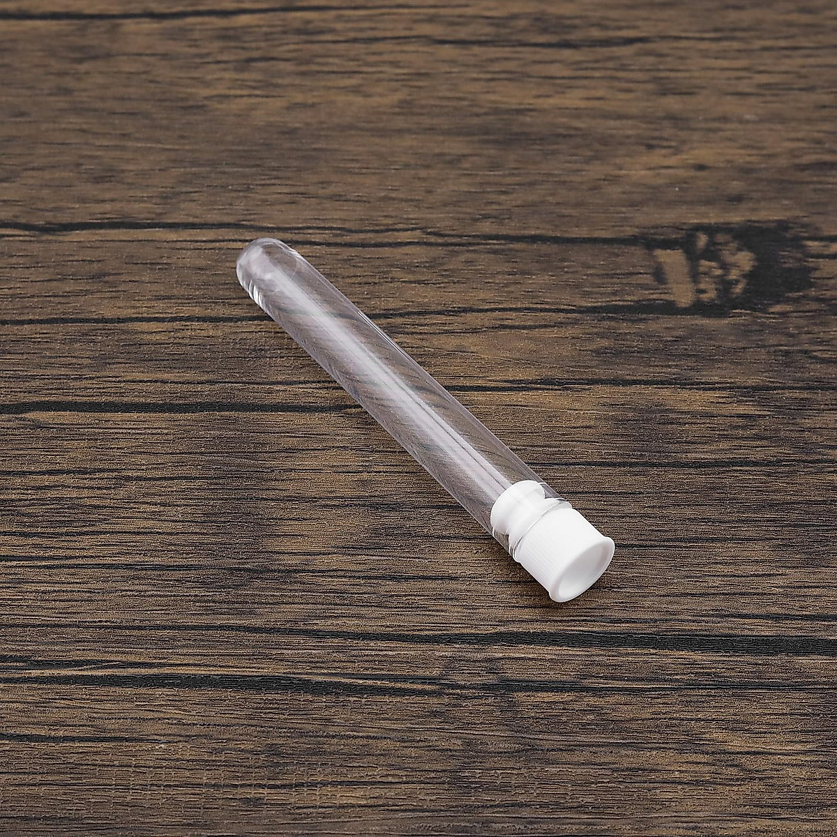 The Lord of the Tools 10PCS Sewing Needles Container Transparent Plastic Needle Storage Container Needlework Tool with Cap Sewing Embroidery Accessories 8.72×1.2cm