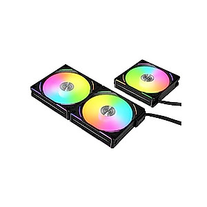 Lian Li 270666 Lian-li Fan Uf-al120v2-3b 120x120x28 Black Fans Retail