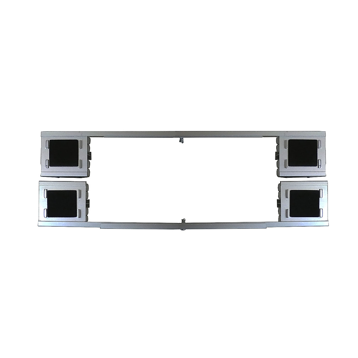 Shepherd Hardware 9603 Adjustable Aluminum Appliance Rollers, 2-Pack