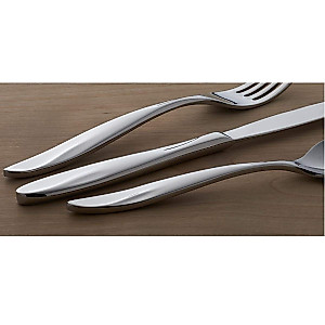 Oneida Tonya 20 Piece Everyday Flatware Set, Service for 4, 18/0 Stainless Steel, silverware set