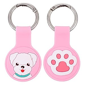Hemobllo Keychain Accessories Keychain Accessories 2pcs Silicone Case Compatible with Anti Scratch Case Holder with Keychain Hook Air Tags Air Tags