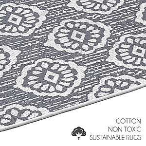 Sussexhome Under Sink Mat - Ultra-Absorbent Cotton Shelf Liners for Kitchen Cabinets - Non-Slip, Waterproof Backing - Machine Washable Surface Protector - Durable Cover, Customizable, Easy to Cut