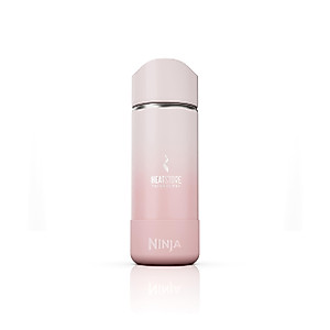 Ninja, Travel Mug, Sip Perfect 16oz, Brings Hot Drinks to Sippable Temperature in Minutes, Stainless Steel, Leak Proof, Dishwasher Safe, Metal, Insulated Tumbler, Rose Quartz, DW1603PK