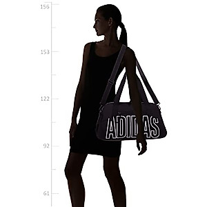 adidas Graphic Duffel, Black/White, One Size