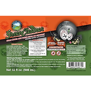 Central Coast Garden Green Cleaner 32 Ounce Quart