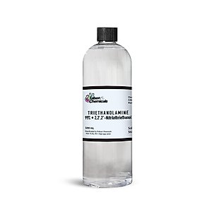 Triethanolamine (Tea) for Cosmetics 500 mL 99% pH Balancer, Surfactants DIY Skincare and Cosmetic Products by Talsen Chemicals