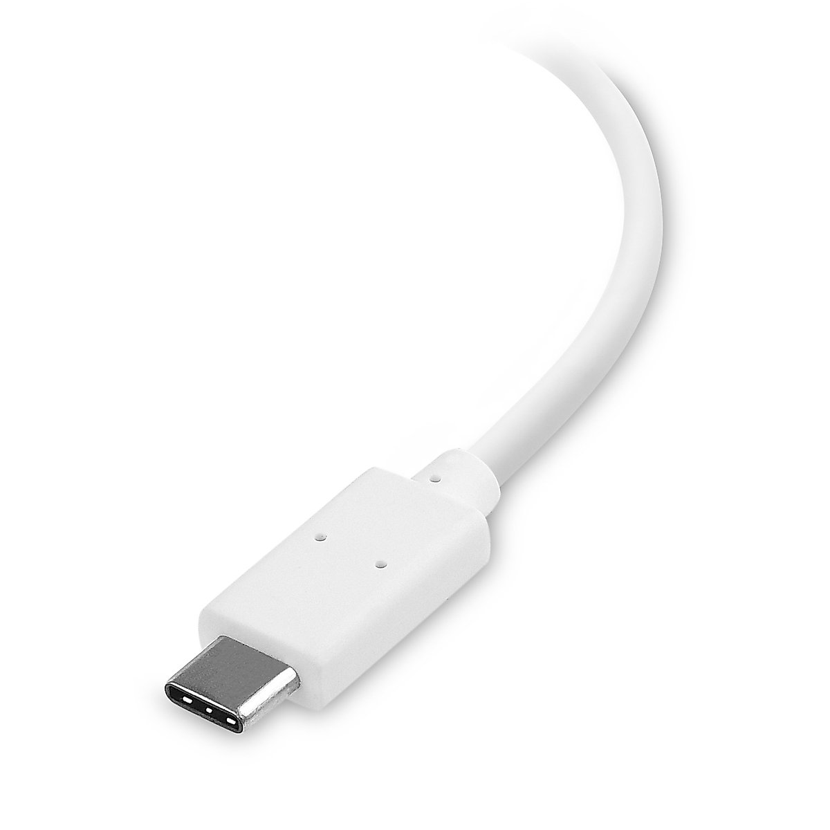 Cable Matters USB C Multiport Adapter (USB C Dock with USB C to HDMI or USB C to VGA), USB 3.0 and Ethernet White - Thunderbolt 4 / USB4 / Thunderbolt 3 Port Compatible with MacBook Pro, Dell XPS