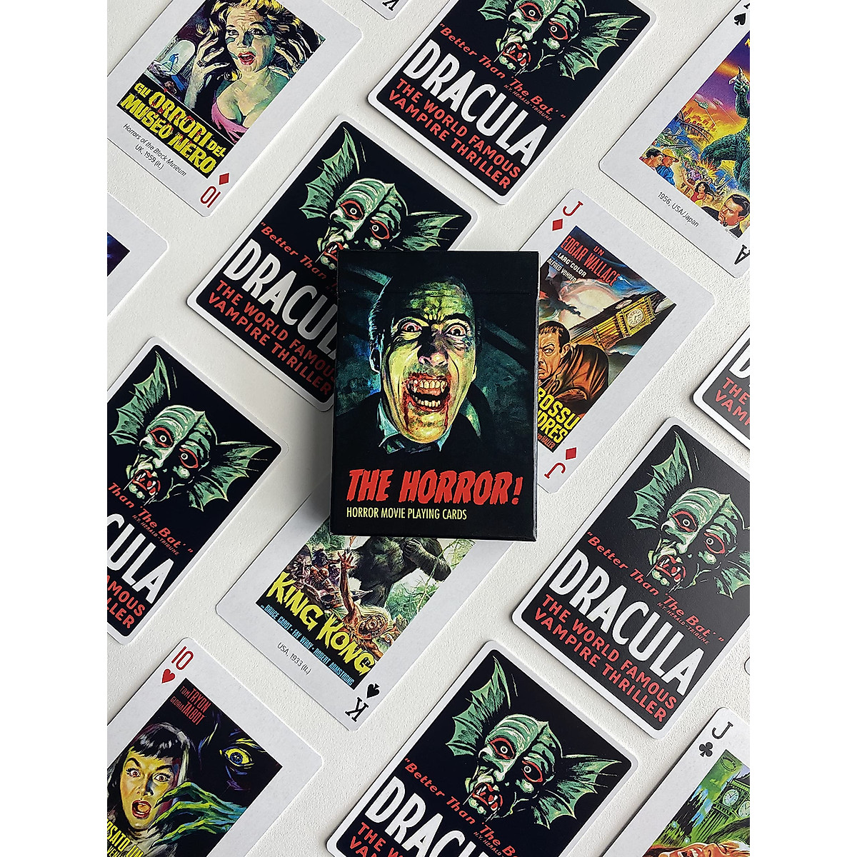 Gibsons Piatnik The Horror! Single Deck Playing Cards from Card Game | Pack of Cards