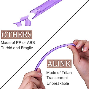 ALINK 200 Colorful Flexible Straws + 10 Tritan Reusable Straws with Cleaning Brush