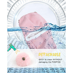 Camptrace Baby Toddler Winter Hat Scarf Set Pom Girls Boys Kids with Fleece Lined Beanie Snow Hat Hood