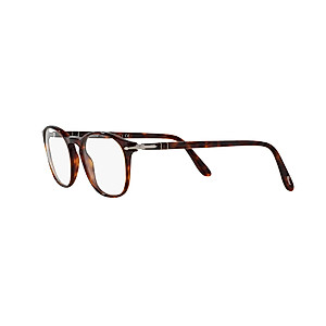 Persol PO3007V Square Prescription Eyewear Frames, Havana/Demo Lens, 50 mm
