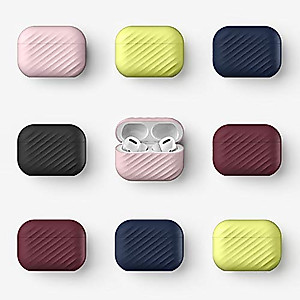 UPPERCASE Designs NimbleShell Premium Upright Silicone Case Compatible with Airpods Pro with Built-in Vertical Stand Design (Airpods Pro, Pink)