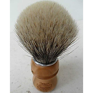S.O.C. Cherry Wood Shave Brush - Badger shave brush by Semogue