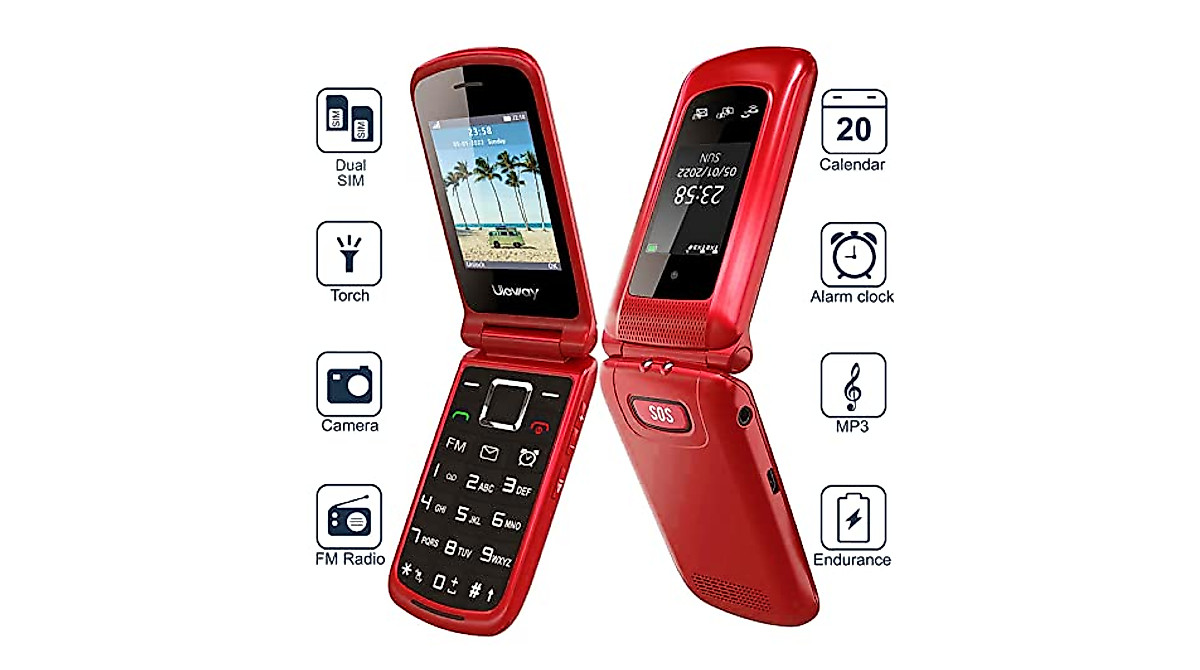 4G LTE Senior Flip Phone - Easy to Use & Reliable