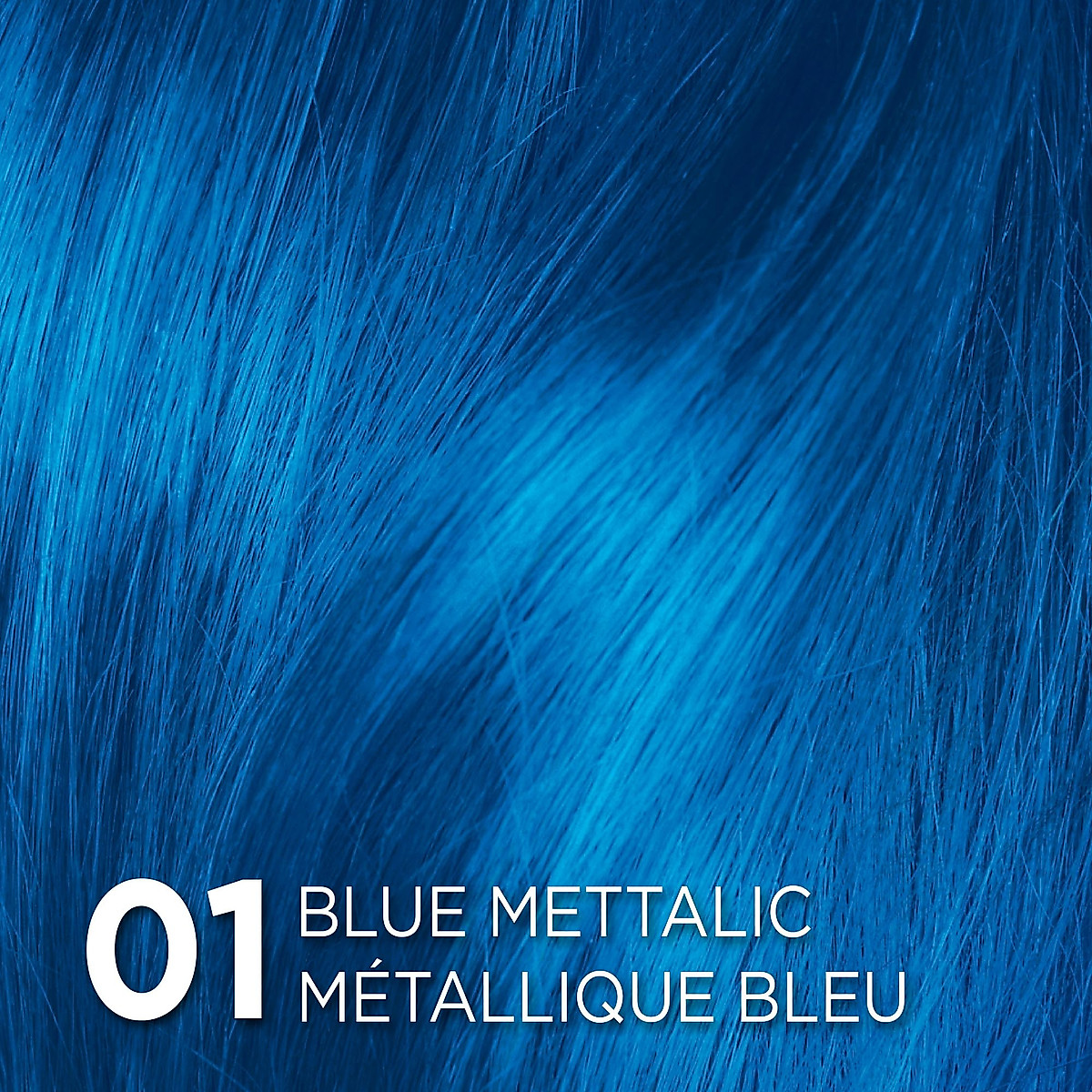 L’Oréal Paris Colorista Metallic Semi Permanent Hair Color for Bleached or Blonde Hair, Color Depositing Hair Mask Formula, Metallic Blue