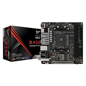 ASRock Mini-ITX Motherboard (B450 Gaming-ITX/AC)