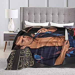 Sebastian Stan Ultra Soft Micro Fleece Blanket All Season Fuzzy Warm Throw Blanket for Sofa Chair Couch Bed