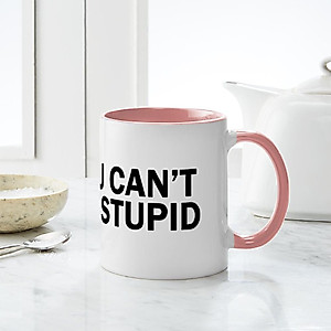 CafePress You Cant Fix Stupid Funny Hilarious, Mugs Ceramic Coffee Mug, Tea Cup 11 oz