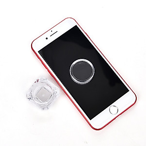 TMO 100pcs 5 Gram Clear Jars Plastic Jars Plastic Cosmetic Container Empty Cosmetic Sample Containers Transparent 5G/5ML Plastic Pot Jars for Eye Shadow,Nails,Powder,Paint