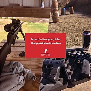 Universal Gun Cleaning Kit | American Company | Perfect for Shotguns, Rifles, Muzzle Loaders, Handguns and Pistols | Portable Case | Cleans Calibers .17- .50