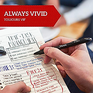 Sharpie S-Gel | Gel Pens | Medium Point (0.7mm) | Blue Ink | 12 Count