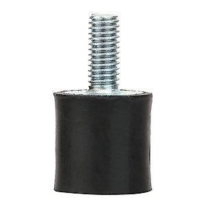 Rubber Mounts, 4pcs M3 M5 M6 Anti Vibration Silentblock Car Boat Bobbins for Air Compressors, Diesel Engines, Gasoline Engines, Water Pumps(VD15*15 M5*12)