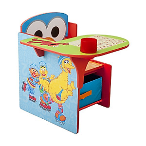 Delta Children Chair Desk With Storage Bin, Sesame Street