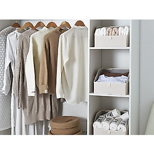 StorageWorks Storage Box with 3-Pack Closet Storage Bins