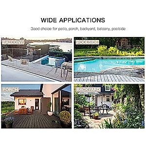 FDW Patio Furniture 4 Pieces Outdoor Indoor Use Rattan Chairs Wicker Patio Loveseats Conversation Sets with Table and Beige Cushions for Backyard Lawn Porch Garden Balcony,Black