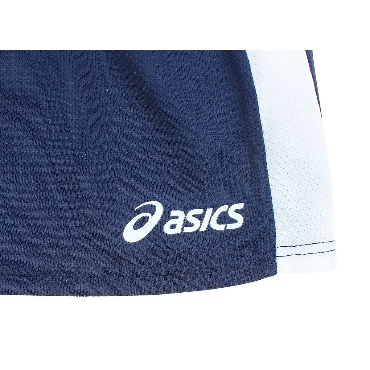 ASICS Women's Medley Short (Small, Navy-White)