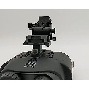 Nightfox Click Dovetail Helmet Adapter for Night Vision Goggles - Compatible with Nightfox Swift, Red, Cape and Wilcox G24 Helmet mounts