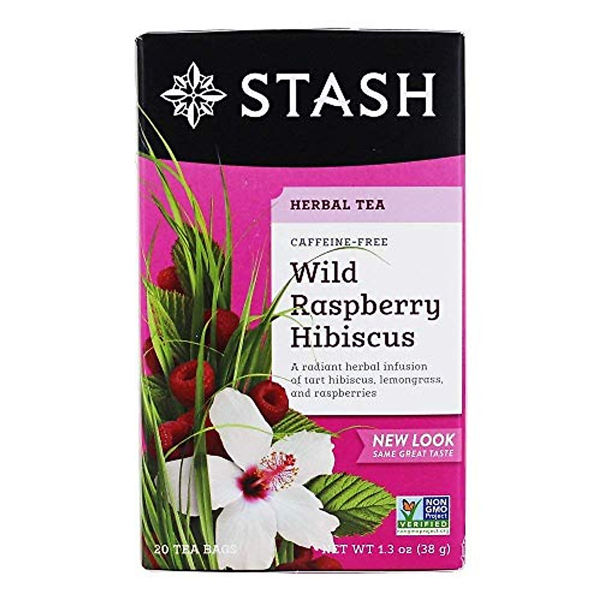 Stash Tea Tea Wild Raspberry Hibiscus 20 Tea Bags