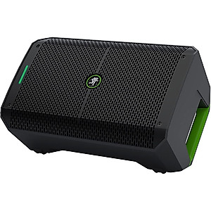 Mackie Thump Go 8" Portable Bluetooth Battery-Powered Loudspeaker Bundle with Steel Speaker Stand and XLR-XLR Cable
