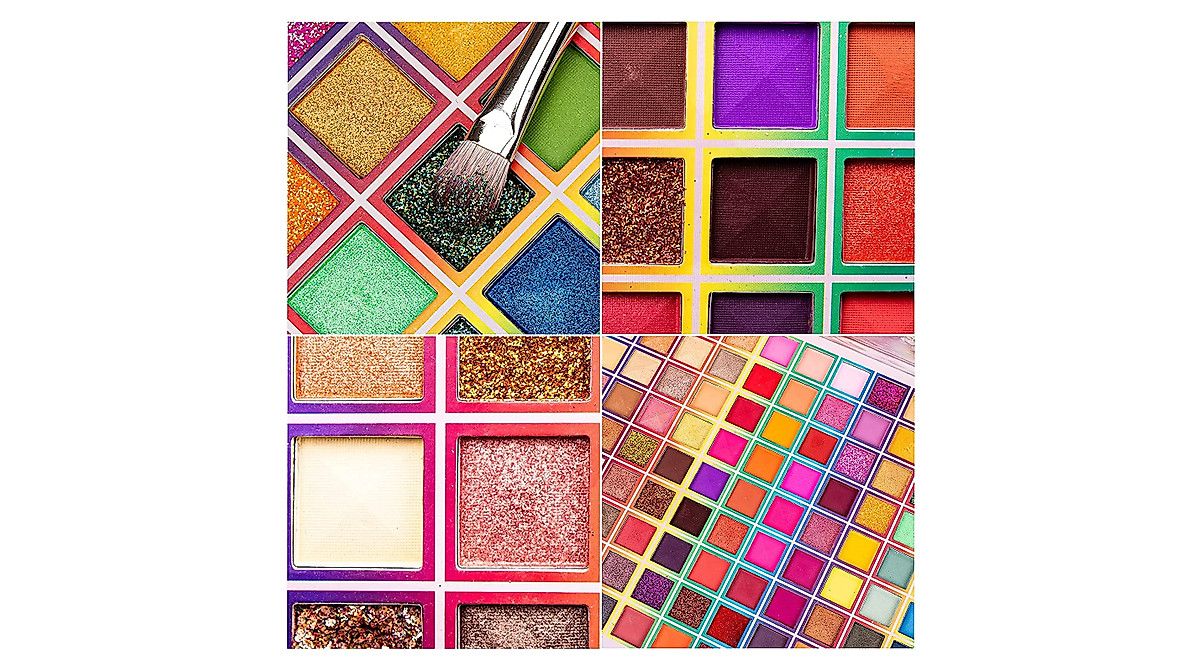 Rechoo 99 Colors Rainbow Eyeshadow Palette - Long Lasting
