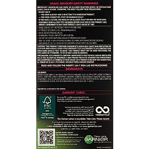 Garnier Olia Oil Powered Permanent Hair Color, 5.35 Medium Golden Mahogany