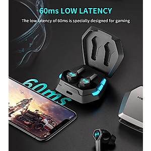 HECATE by Edifier GX04 ANC True Wireless Gaming Earbuds, Active Noise Cancelling Bluetooth Gaming Earbuds with Ultra Low Latency, H+ Special Game Sound Effect, 6 Microphones, RGB Lighting, Fast Charge