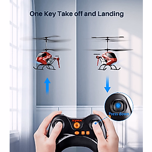 SYMA Remote Control Helicopter, S50H RC Helicopter with 16 Mins Flight Time, Altitude Hold and One-Key Take Off/Landing RC Plane, Gyro Stabilizer, 3.5 Channel, Gift Helicopter Toys for Kids Adults