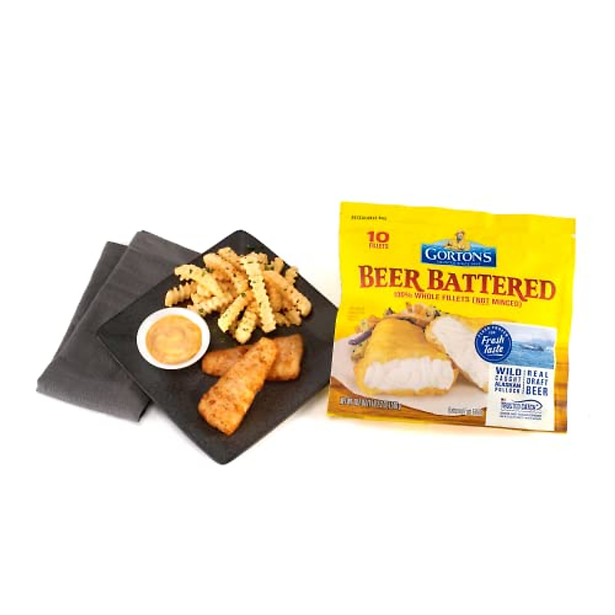 Gorton's, Classic Beer Batter Crispy Fillets, 18.2 oz (Frozen)