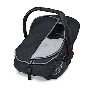Britax B-Warm Insulated Infant Car Seat Cover, Machine Washable, Polar Mist