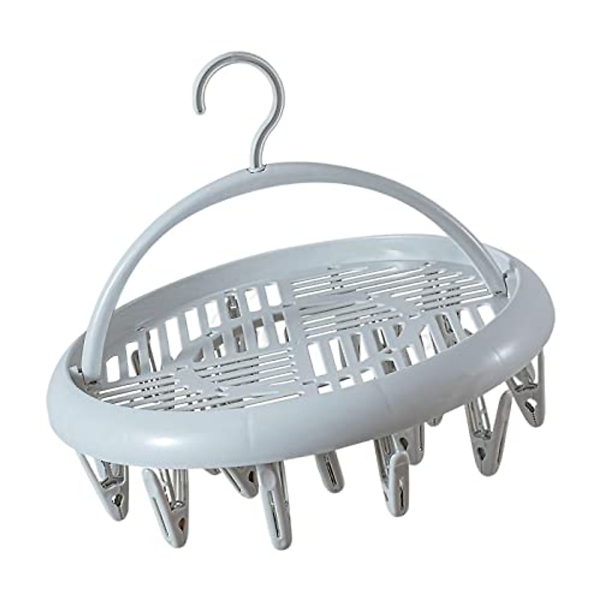 Generic Hanger, Household, with Drying Clips, Socks Drying Rack, Drying Hanger Laundry Clothes Sock Hanger for Gloves, 32.5cmx28.5cm