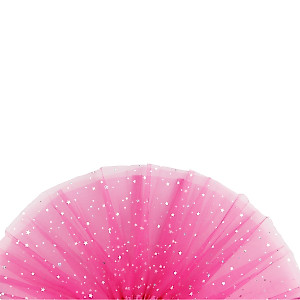 Jastore® Girls Layered Stars Sequins Tutu Skirt Princess Ballet Dance Dress (Rose)