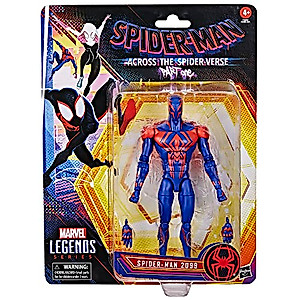 Spider-Man Marvel Legends Series Across The Spider-Verse 2099 6-inch Action Figure Toy, 2 Accessories