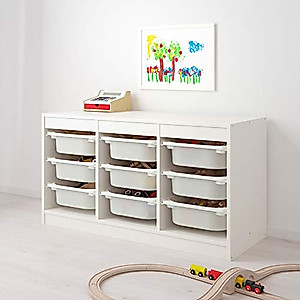 Ikea CABINET TROFAST Storage Combination, 56x39x22 inches, White