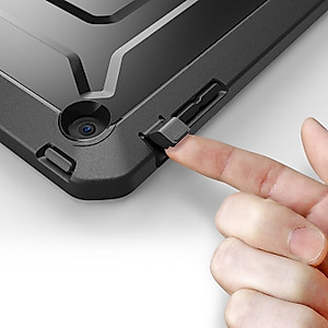 SUPCASE for iPad Air 1st Generation Case with Screen Protector, [Military-Grade Protection] [Anti-Scratch] Heavy Duty Full-Body Rugged Protective Tablet Case Cover for Apple iPad Air 1 9.7 Inch, Black