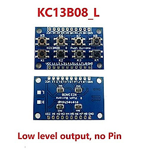 eletechsup 8-Button Low Level Push Buttons Module 8 Keyboard Keypad for Arduiuo Due Breadboard Leonardo Zero TRE Micro Banana pi STM32 no pin (1)