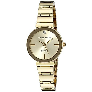 Anne Klein Women's Genuine Diamond Dial Bracelet Watch
