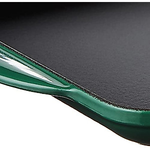 Le Creuset Enamaled Cast Iron Square Griddle, 9.5", Artichaut