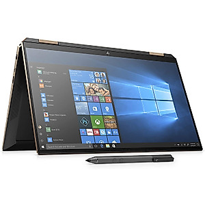HP Spectre x360 Convertible Laptop - 13t-aw200 Intel Core i7-1165G7 4.7 GHz, Intel Iris Xe Graphics 16 GB 512 GB PCIe NVMe 13.3-FHD Touch W10H Nightfall Black