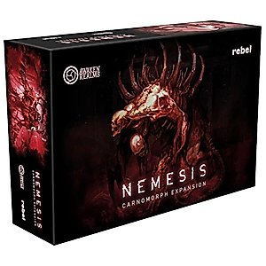 Nemesis Carnomorph Board Game EXPANSION - New Alien Race with Unique Mechanics! Miniatures Compatible with Classic, Aftermath & Lockdown, Ages 14+, 1-5 Players, 1-2 Hour Playtime, Made by Rebel Studio