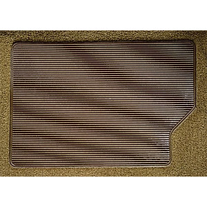 Replacement Auto Carpet Floor Liner - Molded Cutpile - fits 1975-1979 Ford F-100 Regular Cab 2WD 4 Speed Manual Floor Shift (Black)